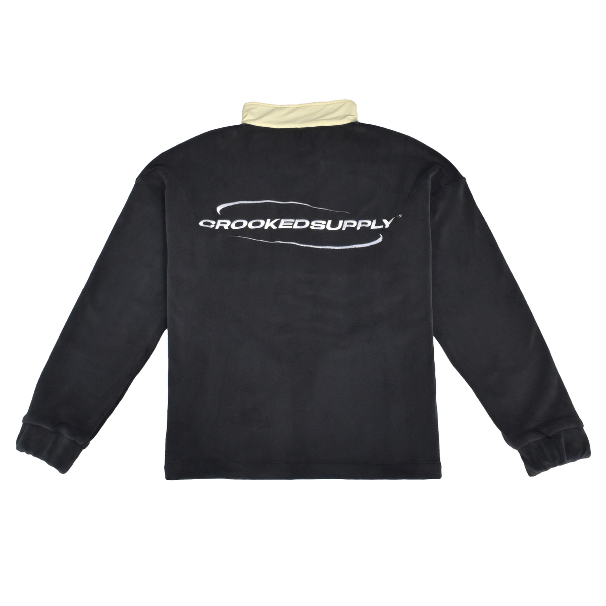 Comfy Fleece 1/2 Zip - Charcoal & Cream – Crooked Supply